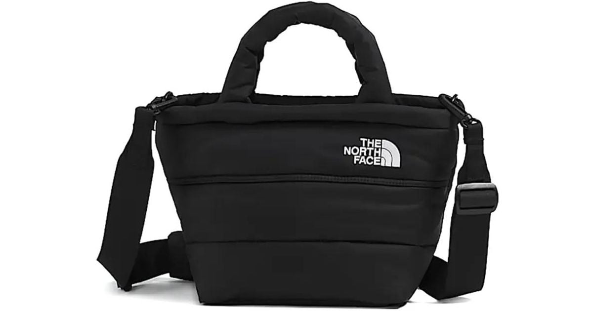 The North Face Mini Nuptse Tote Bag in Black for Men | Lyst