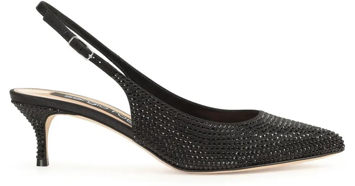 Sergio Rossi 50Mm Godiva Pumps in Black | Lyst
