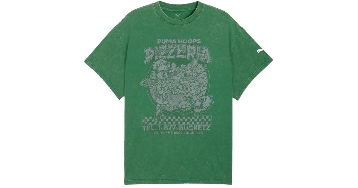 PUMA X Teenage Mutant Ninja Turtles T-Shirt in Green for Men | Lyst UK
