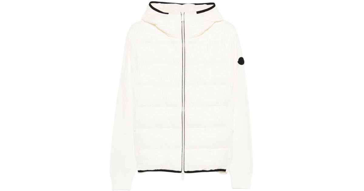 Moncler Veste Matelassée Erdon À Capuche in White for Men | Lyst