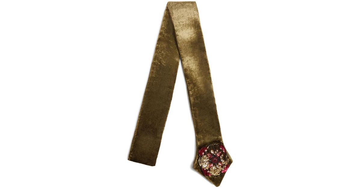 La DoubleJ Ella 2-Ways Embellished Velvet-Texture Stole in Natural | Lyst