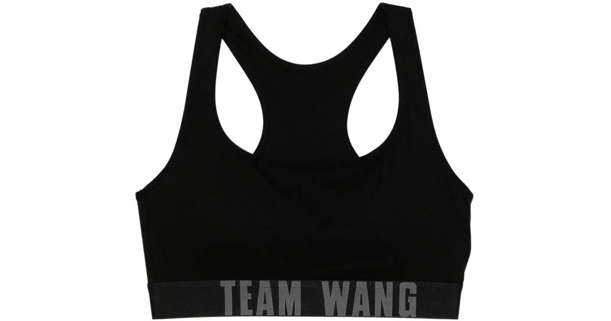 TEAM WANG design The Original 1 Sport Bra in Black | Lyst UK
