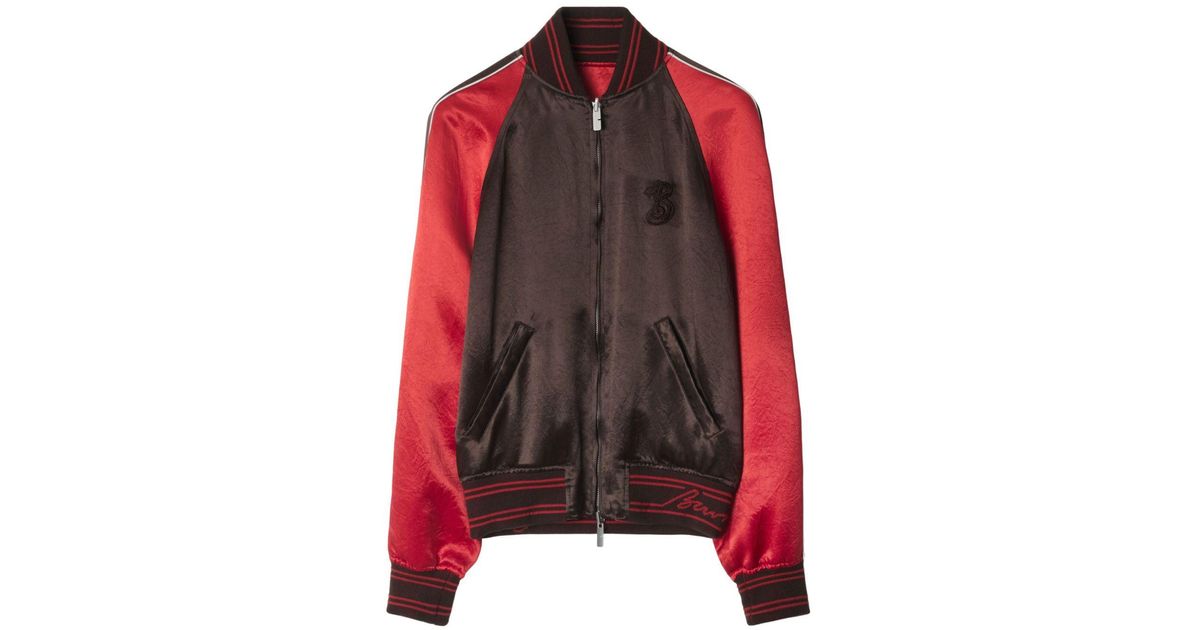 Burberry B Snake Jacket in Red for Men | Lyst