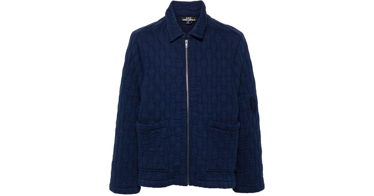 A.P.C. X Tame Impala Fish Jacket in Blue for Men | Lyst