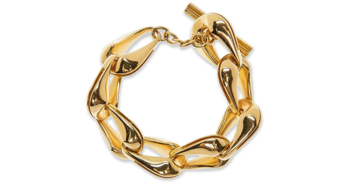 Bally Chunky Cable-Link Bracelet in Metallic | Lyst UK