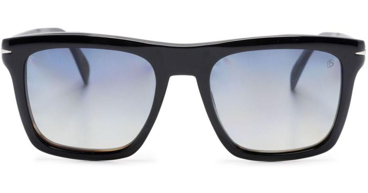 David Beckham Db 7000 Square-Frame Glasses in Blue for Men | Lyst
