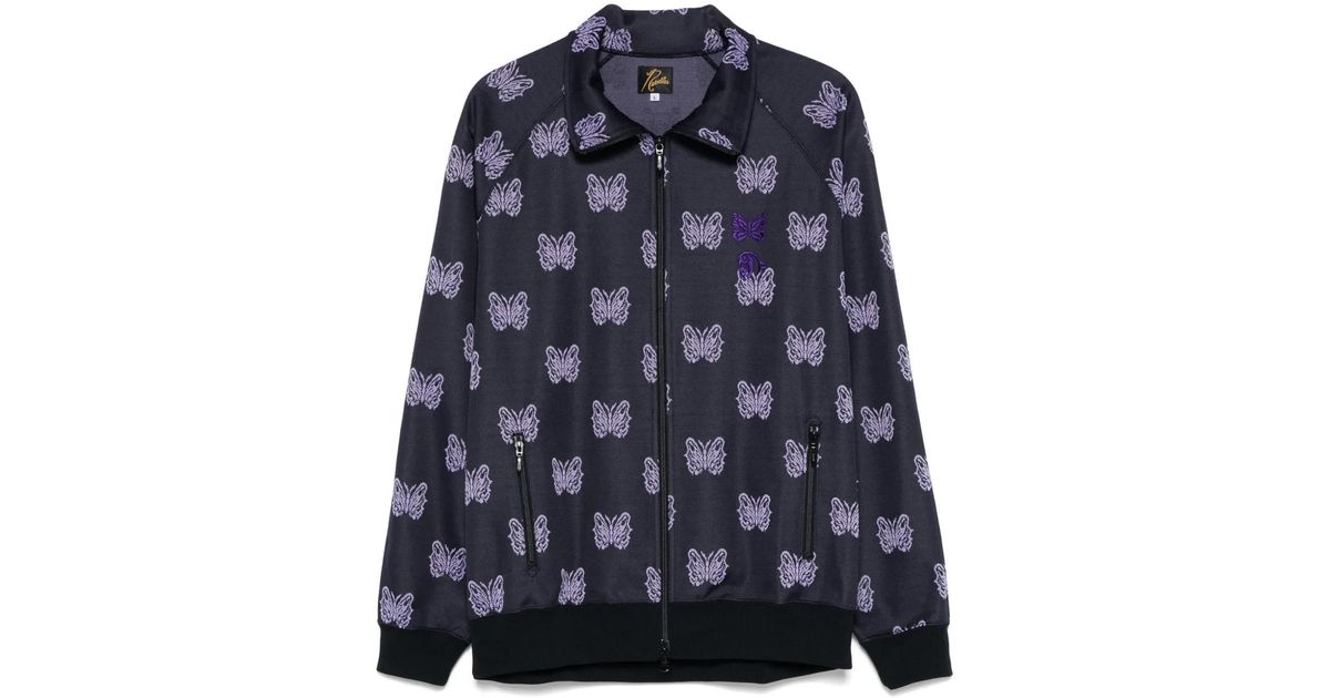 Needles X Kae Tanaka Zip-Up Track Jacket in Blue for Men | Lyst UK