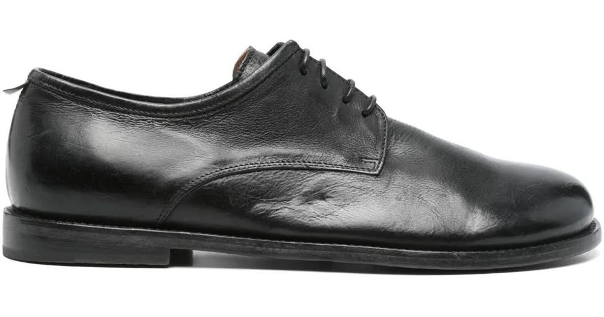 Moma Leather Derby Shoes in Black for Men | Lyst