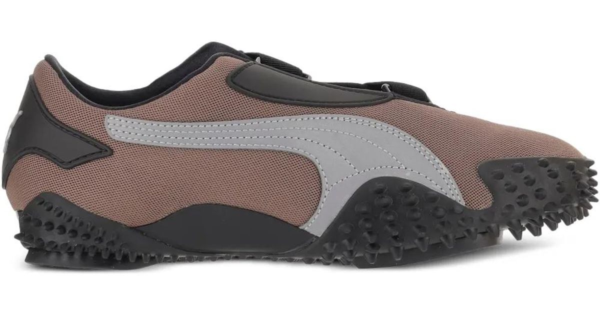 PUMA Mostro Hook-Loop Sneakers in Brown | Lyst