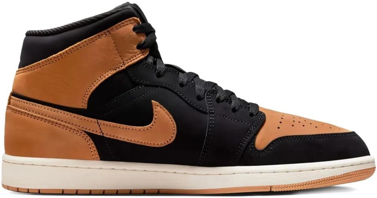 Nike Air 1 Mid Sneakers in Brown for Men | Lyst UK