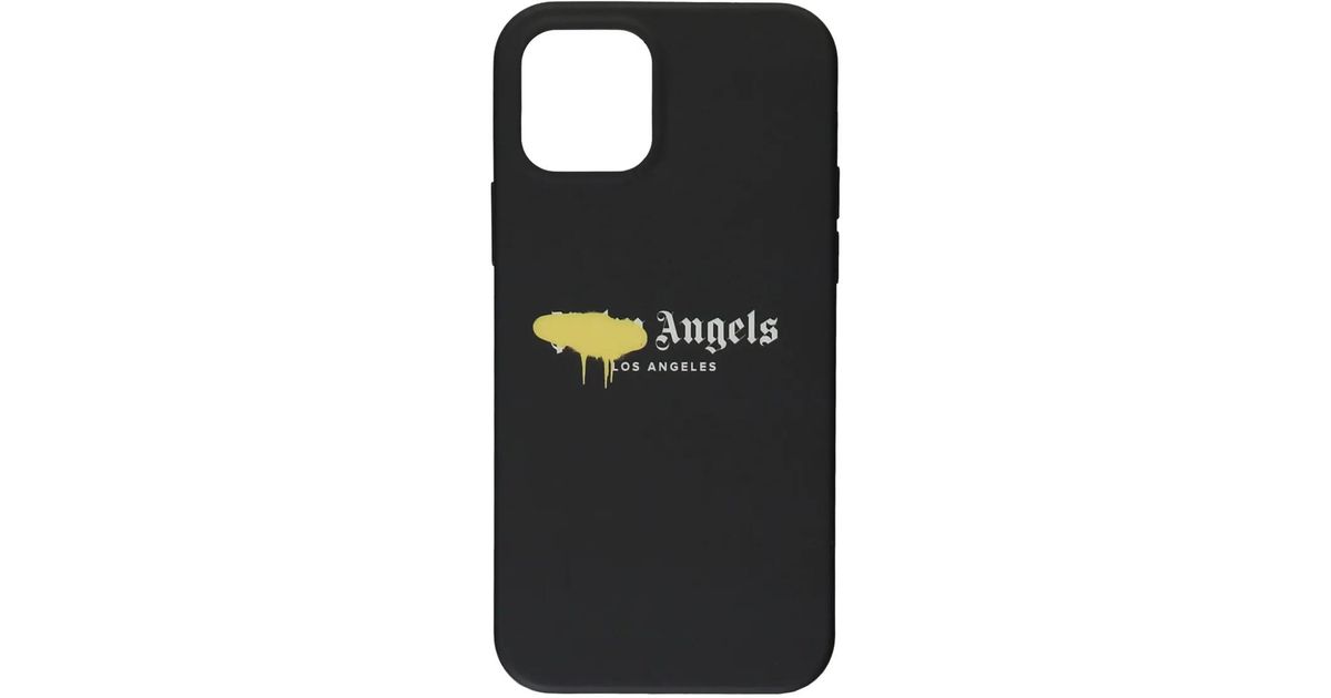 Palm Angels Logo Iphone 12 Case in Black for Men | Lyst