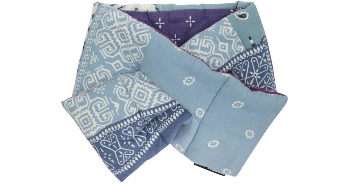 Kapital Patchwork Scarf in Blue for Men | Lyst