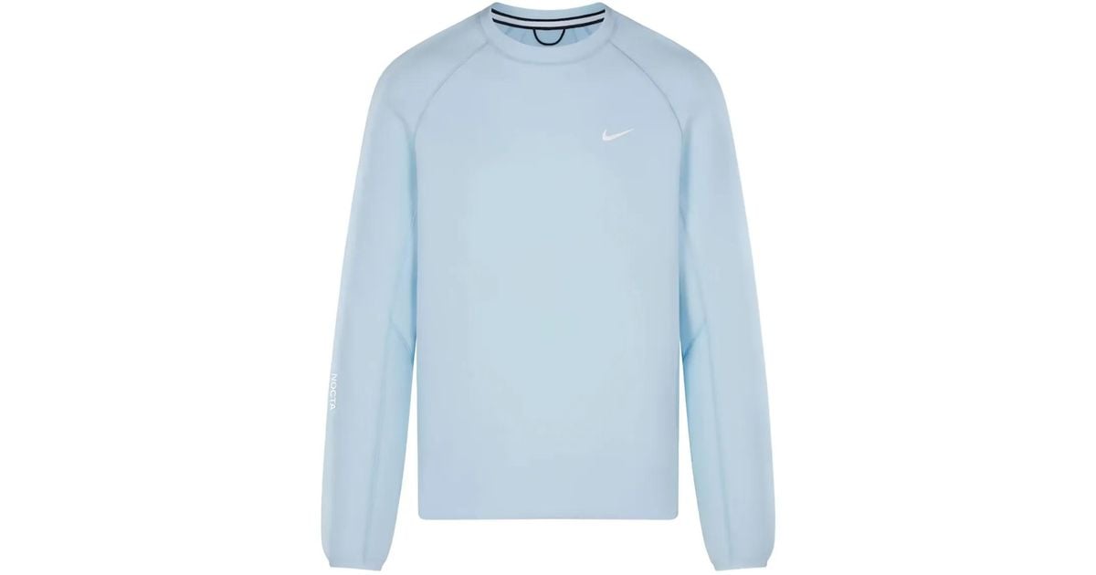 Nike Nocta Tech Fleece Crew in Blue for Men | Lyst UK