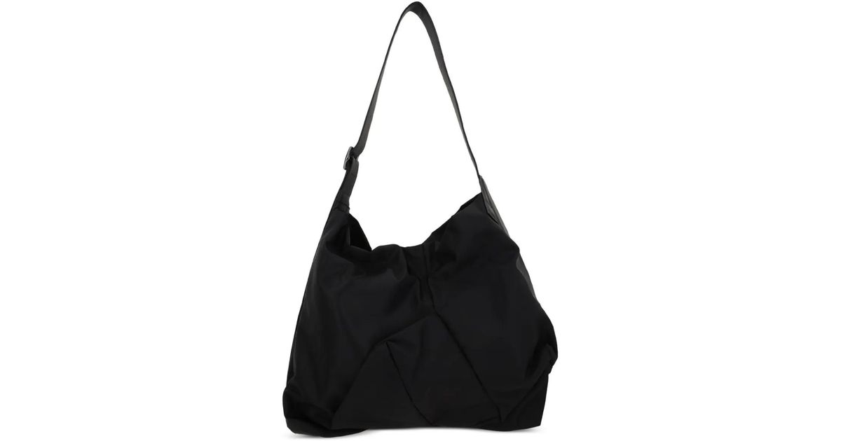 discord Yohji Yamamoto Angular Shoulder Bag in Black | Lyst
