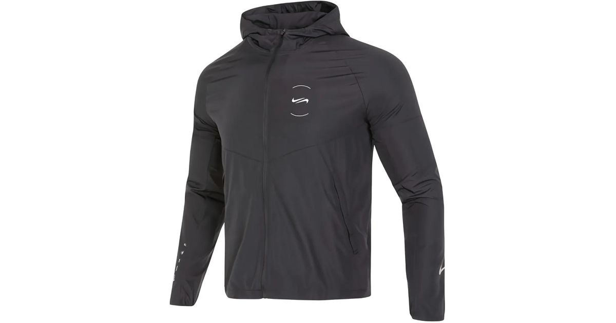 Nike Repel Miler Running Jacket in Grey for Men | Lyst UK