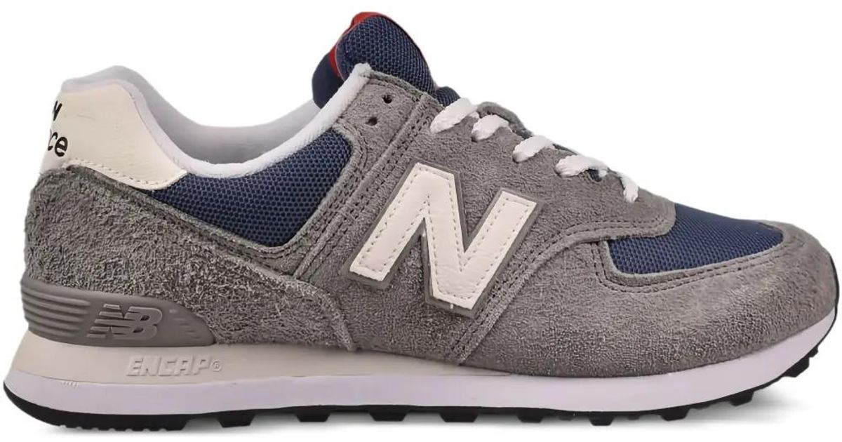 New Balance 574 Suede Sneakers in Gray for Men | Lyst