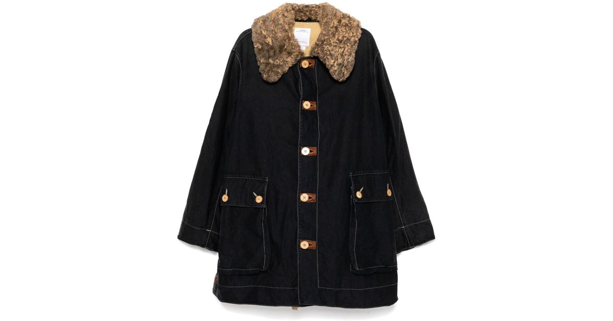 Visvim Winfield Coat in Black for Men | Lyst