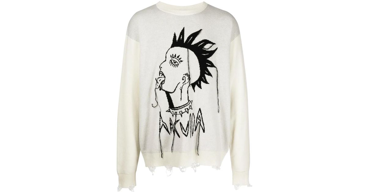 Haculla Distressed Punk Logo Jumper for Men | Lyst