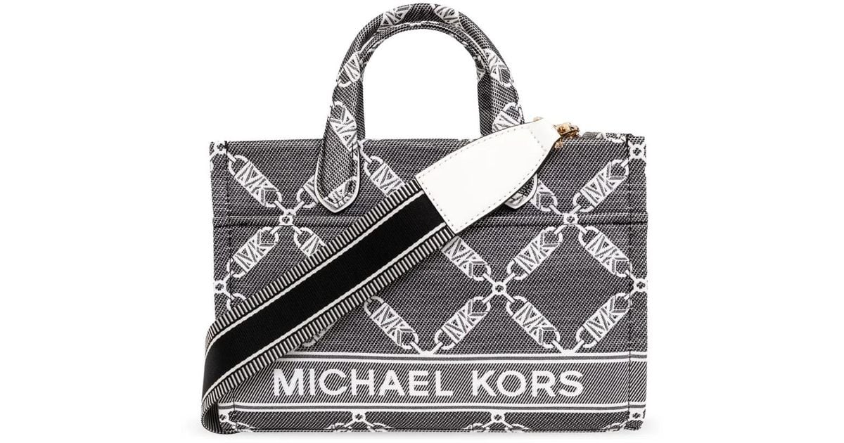 Michael Kors Gigi Small Tote Bag in Gray | Lyst