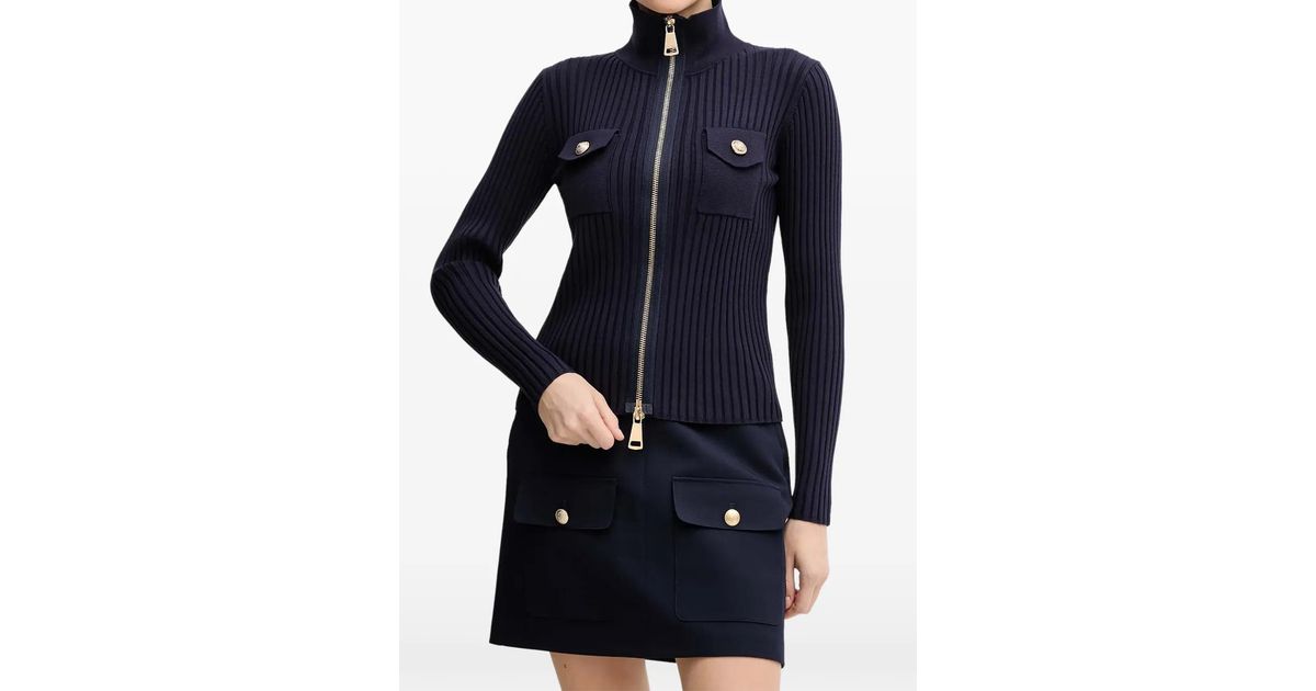 MARC AUREL Pocket Short Skirt in Blue | Lyst UK
