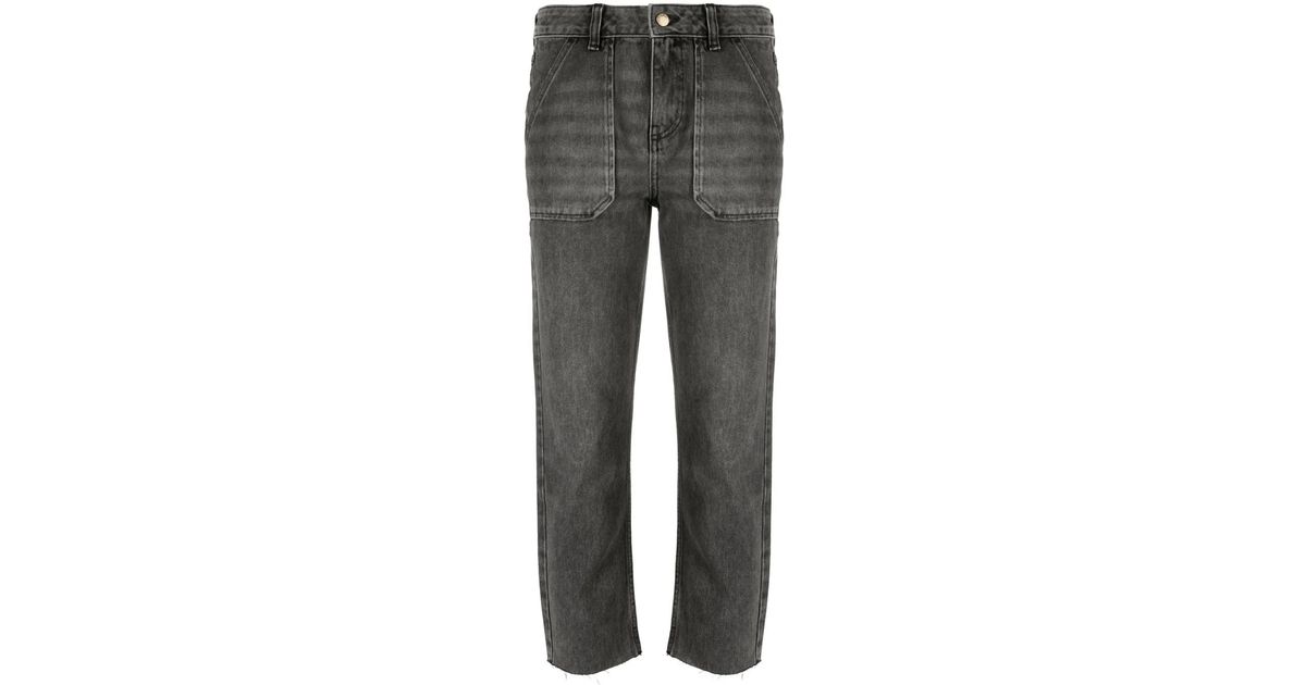 Ba&sh Ellie Jeans in Grau | Lyst DE