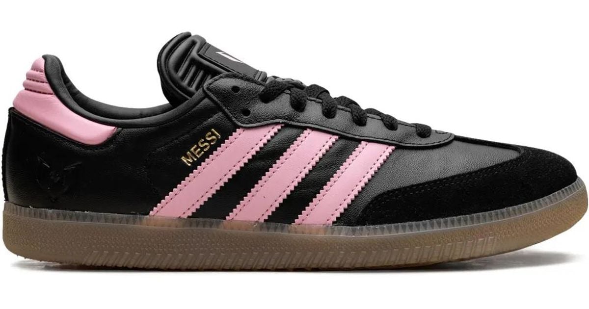 adidas X Lionel Messi Samba "Core/ Metallic/Gum" Sneakers in Black for ...