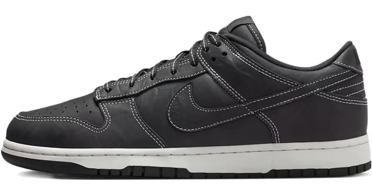 Nike Dunk Low Sstitching-Detail Sneakers in Black | Lyst UK