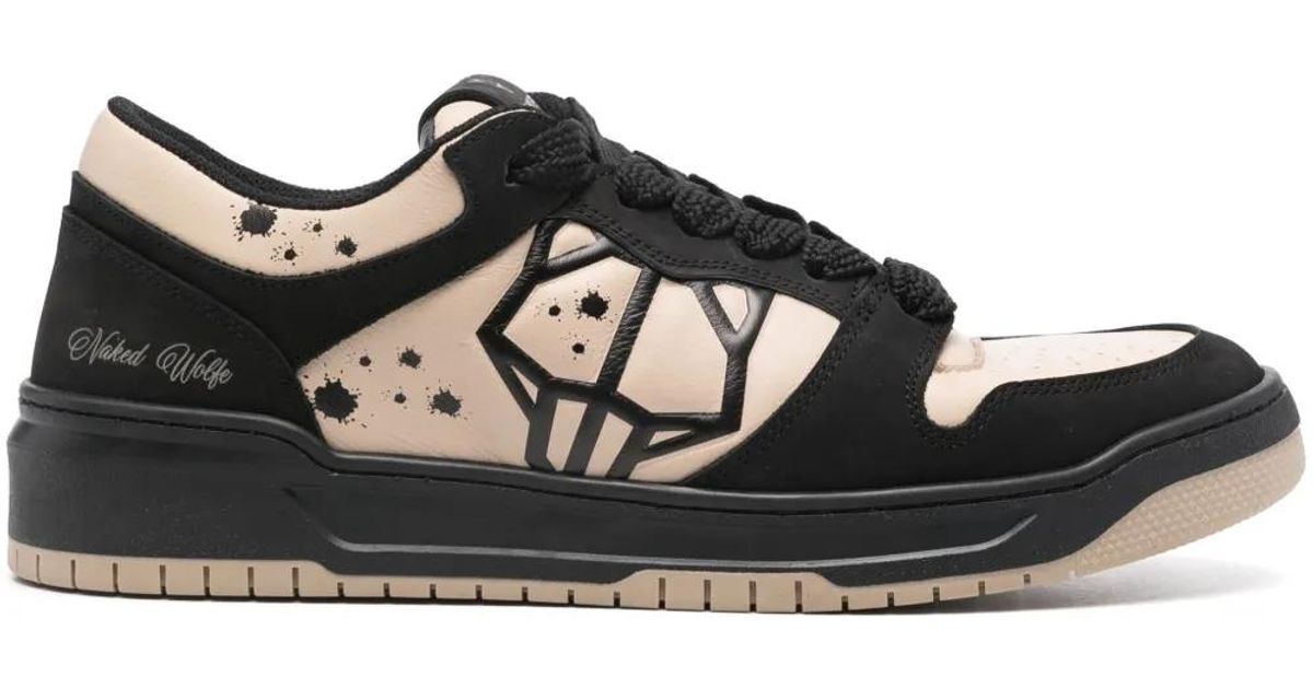 Naked Wolfe Cm-00 Leather Sneakers in Black for Men | Lyst