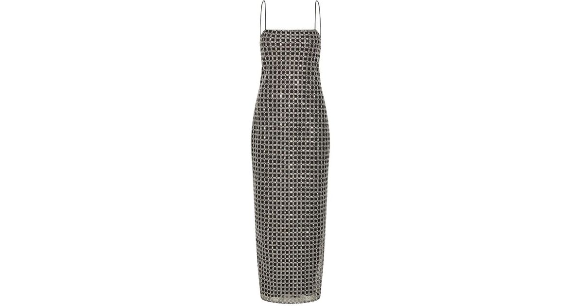 ROTATE BIRGER CHRISTENSEN Beaded Maxi Slip Dress | Lyst UK