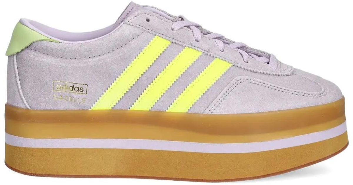 adidas Gazelle Stack Platform Sneakers in Purple | Lyst
