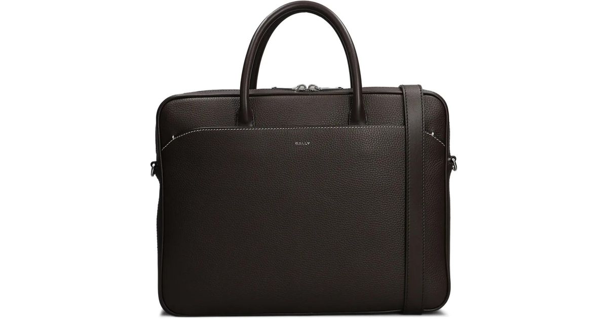 Bally Oeden Briefcase in Black for Men | Lyst