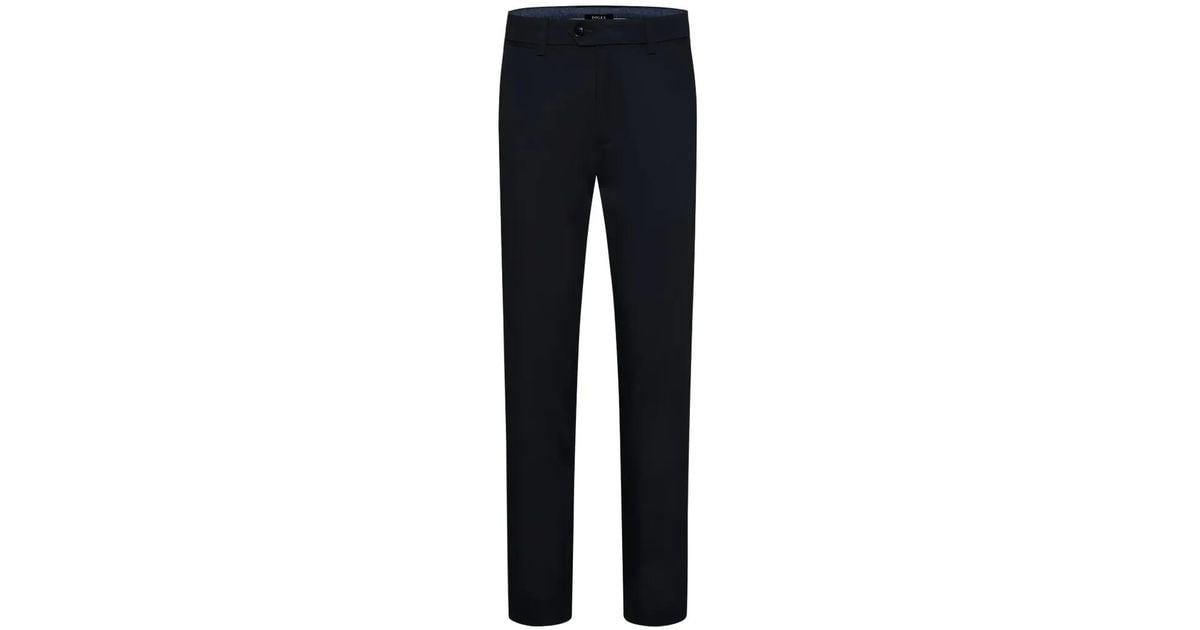 DIGEL Button-Fastening Straight-Leg Trousers in Blue for Men | Lyst UK