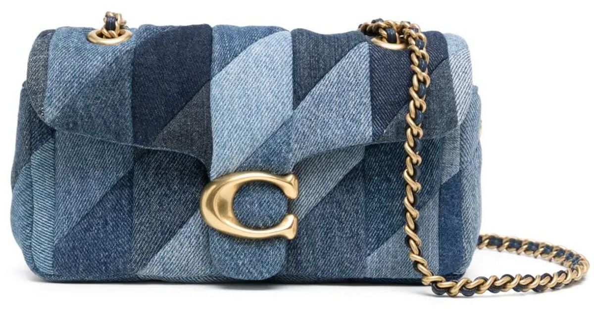 COACH Patchwork Quilted Tabby 20 Shoulder Bag in Blue | Lyst UK