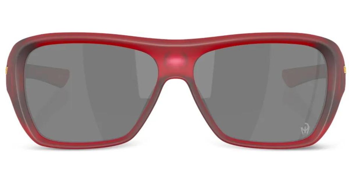 Oakley X Patrick Mahomes Logo Sunglasses in Red | Lyst