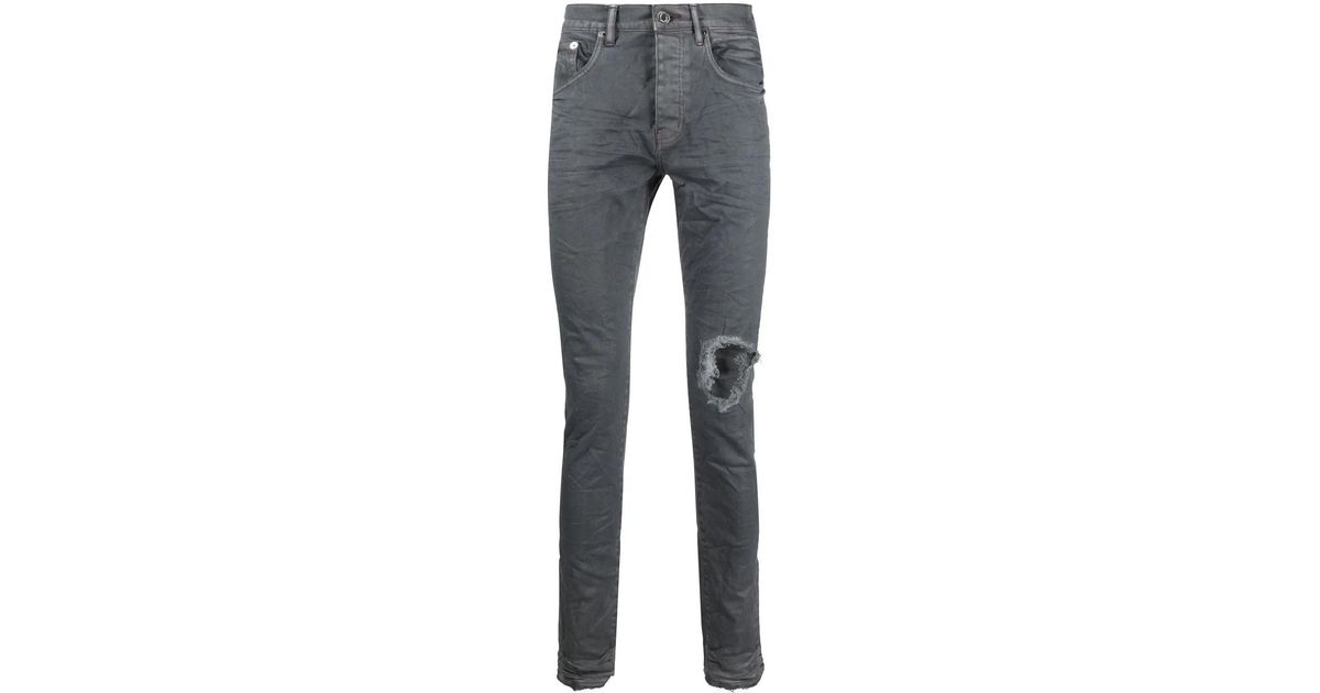 Purple Brand Medium Contrast Stitch in Blue for Men | Lyst