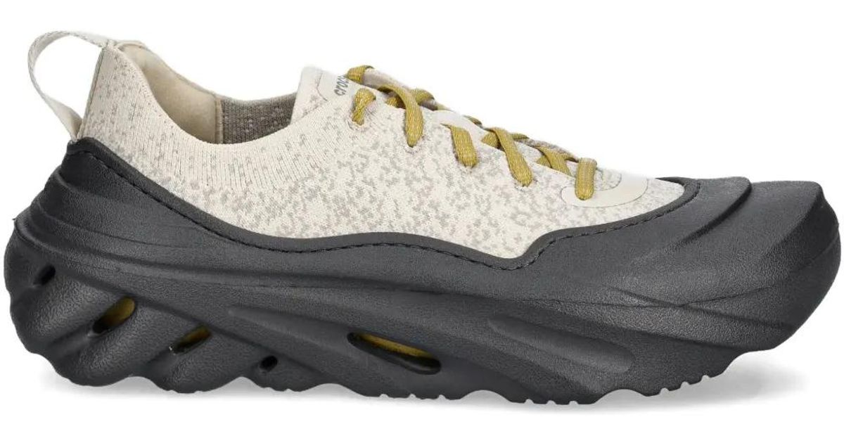 Crocs™ Lace-Up Speckled Sneakers in Grey for Men | Lyst UK