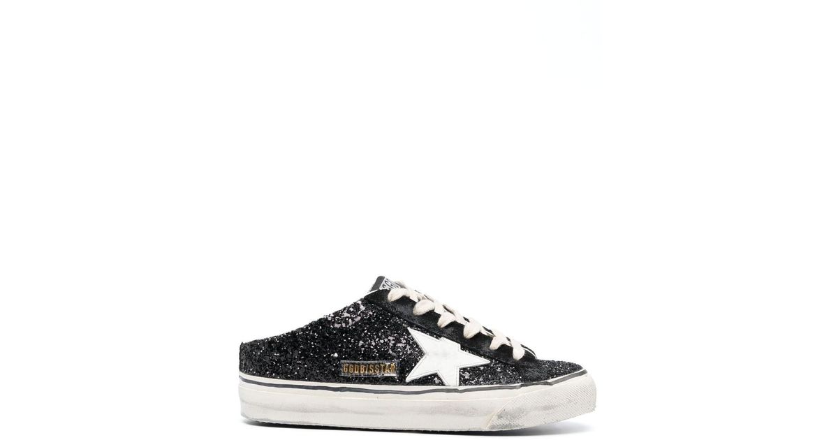 Golden Goose Super-star Sabot Mule Sneakers in Black | Lyst