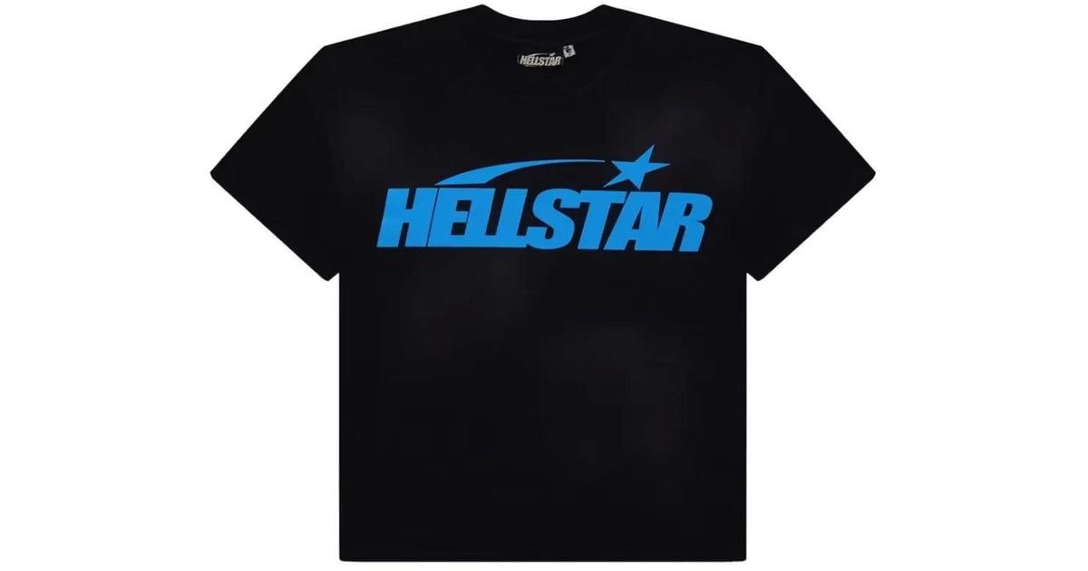 HELLSTAR Print-Logo T-Shirt in Black for Men | Lyst