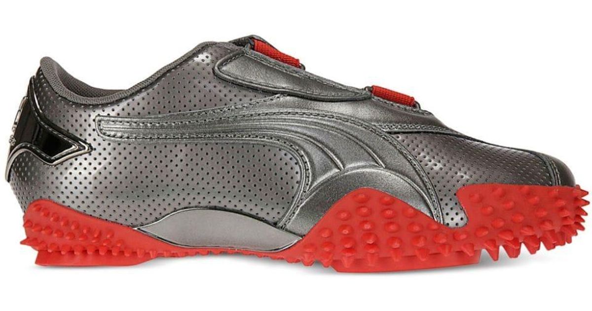 OTTOLINGER X Mostro Lo "aged Silver/puma Red" Sneakers | Lyst