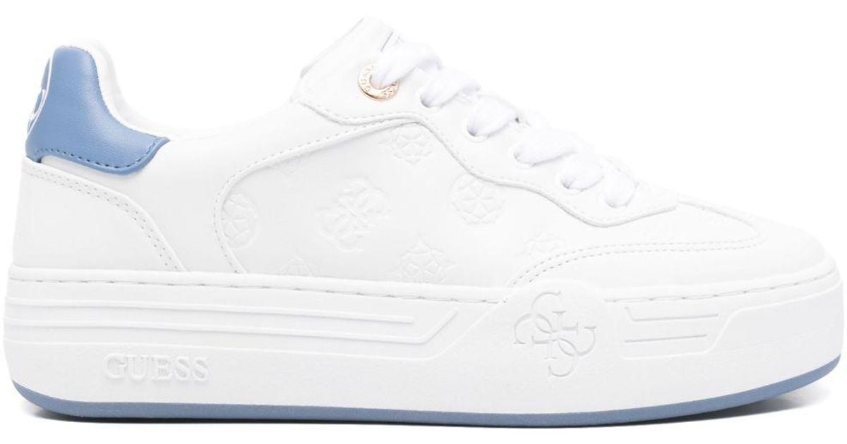 Guess Swole Sneakers in White | Lyst