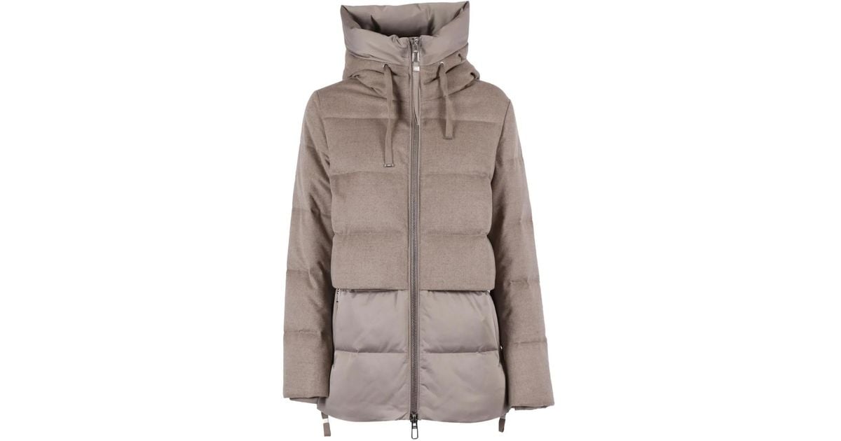 DUNO Hooded Keiko Jacket in Grey | Lyst UK