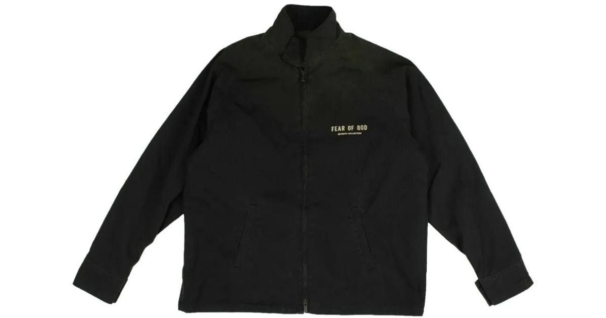 Fear Of God Logo-Embroidered Velvet Jacket in Black for Men | Lyst UK