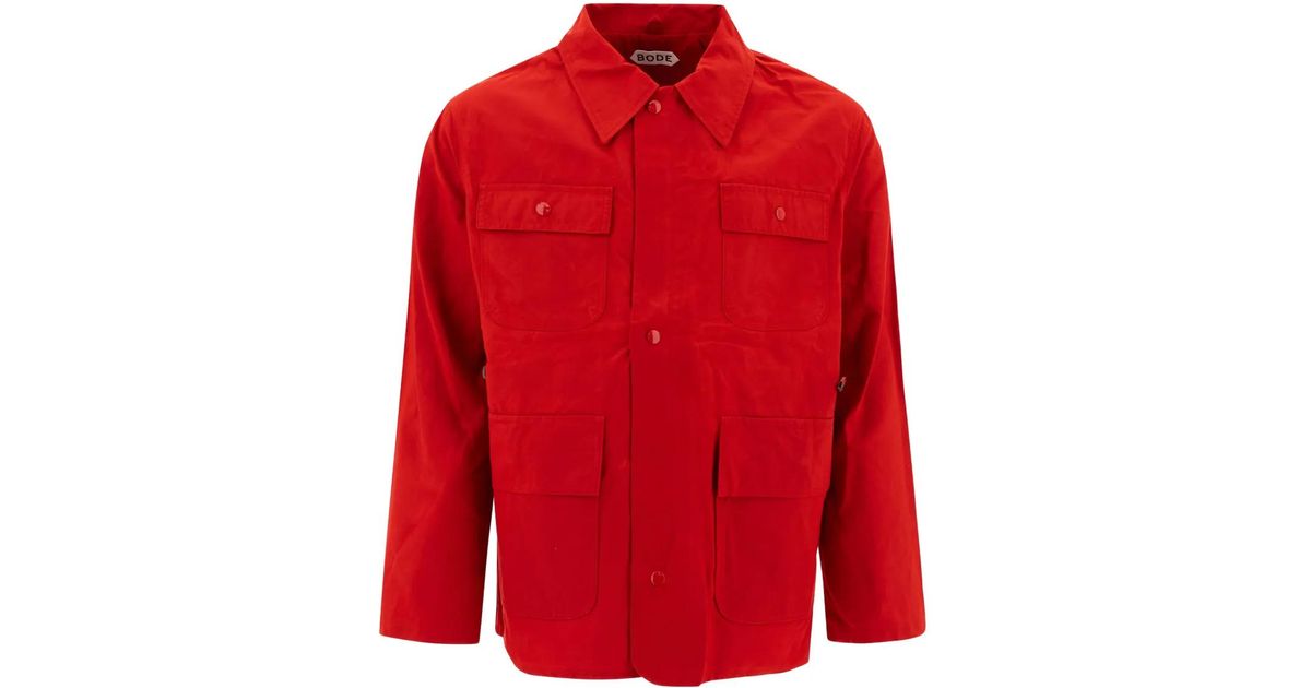 Bode Jackets in Red for Men | Lyst UK