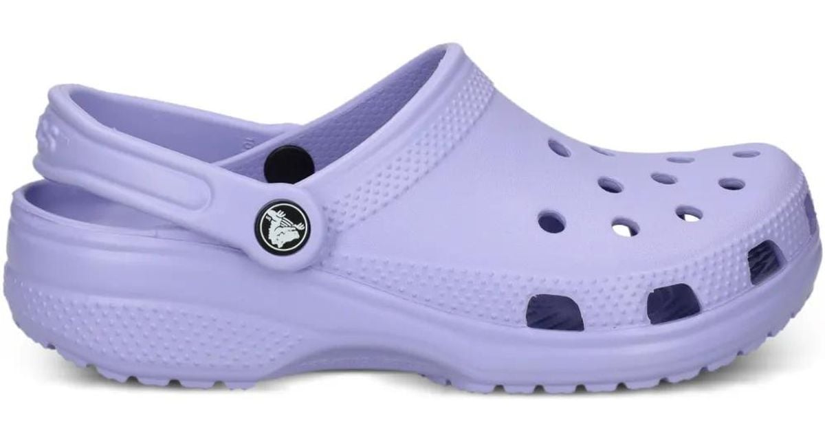 Crocs™ Classic Perforated Clogs in Purple | Lyst UK