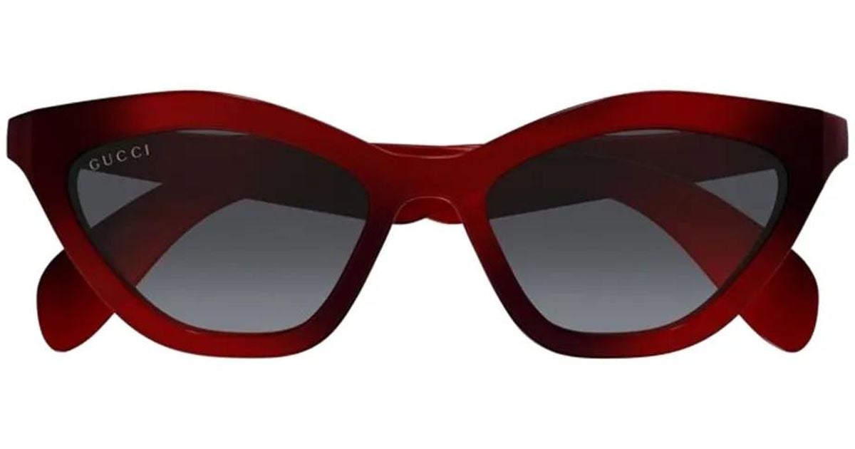 Gucci Cat-Eye Sunglasses in Brown | Lyst UK