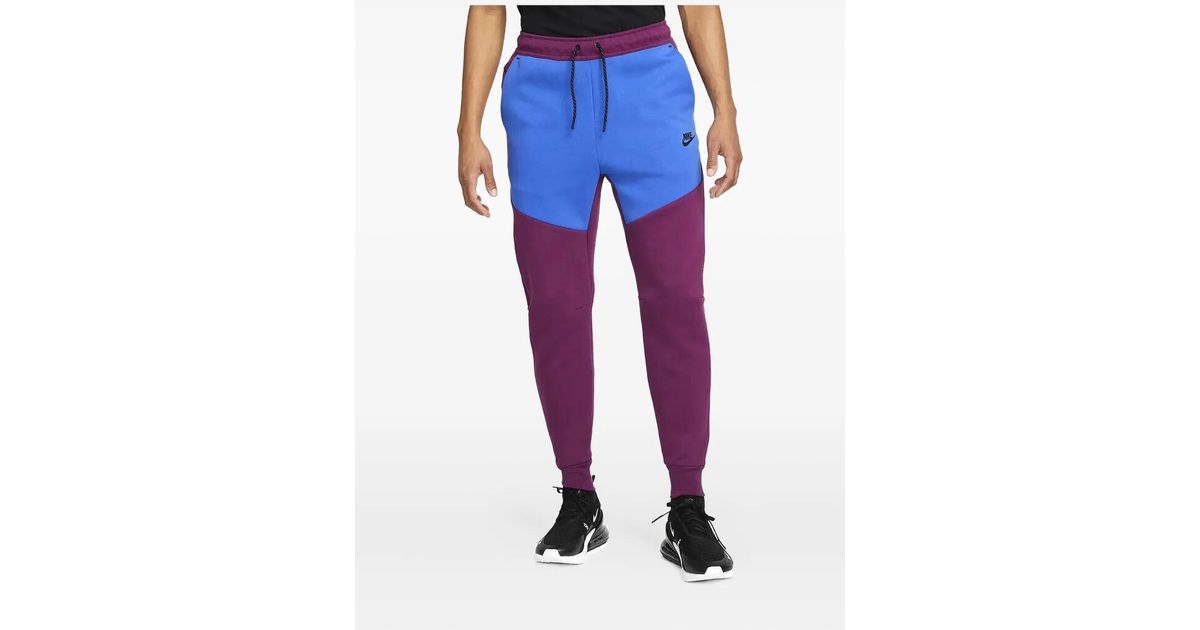 Nike Tech-Fleece Track Pants in Blue for Men | Lyst