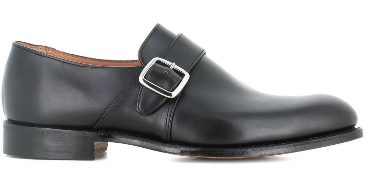 Cheaney William Ii Monk Shoes in Gray for Men | Lyst