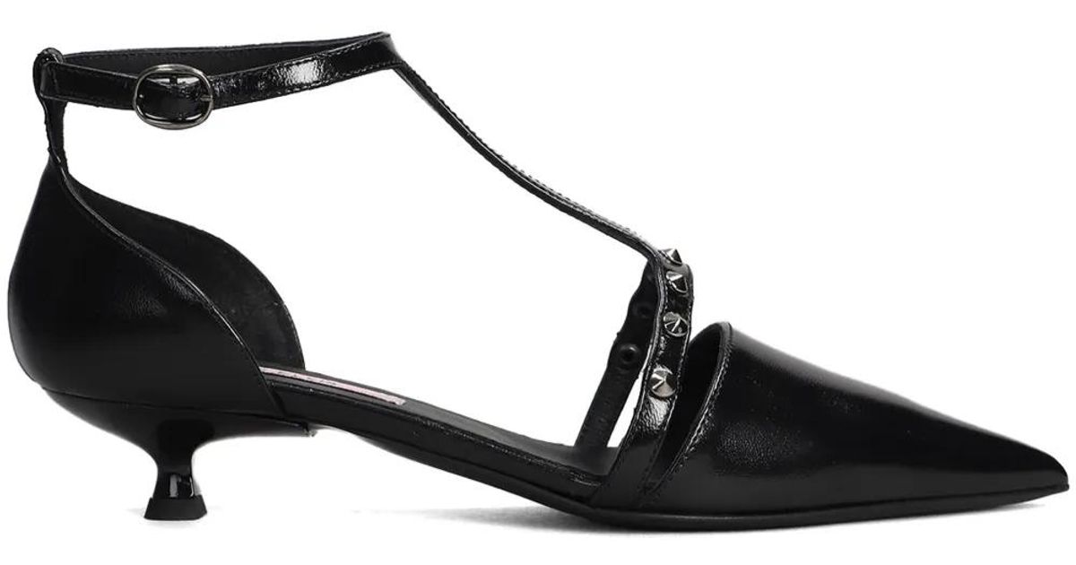 Marc Ellis 30Mm Spike-Stud-Detail Pumps in Black | Lyst