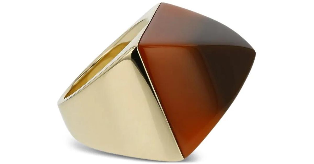 Mark Davis 18K Kendall Bakelite Ring in Metallic | Lyst UK