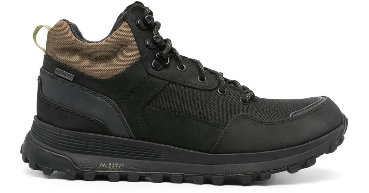 Clarks Atl Trek Hi Gtx Leather Boots in Black for Men | Lyst